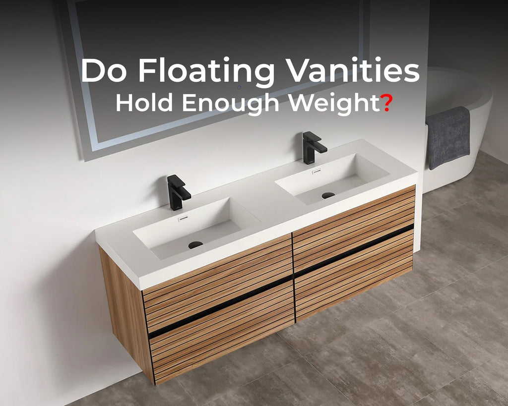 Do Floating Vanities Hold Enough Weight? – O&N Floating Vanity
