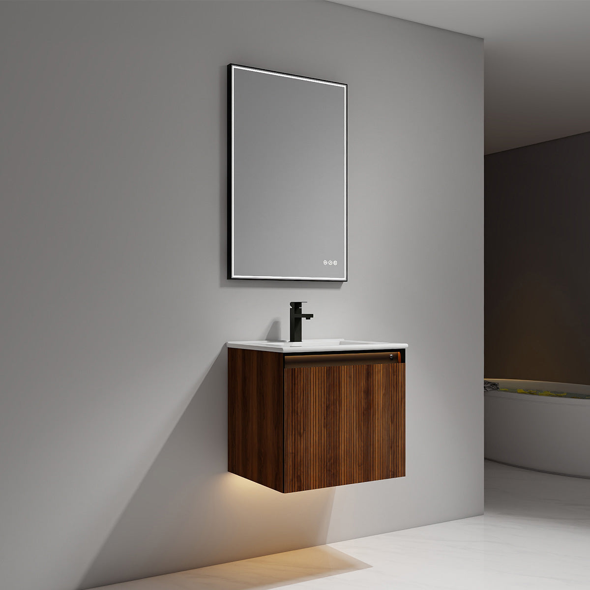 Harlow LED Floating Vanity (24"-72") – O&N Floating Vanity