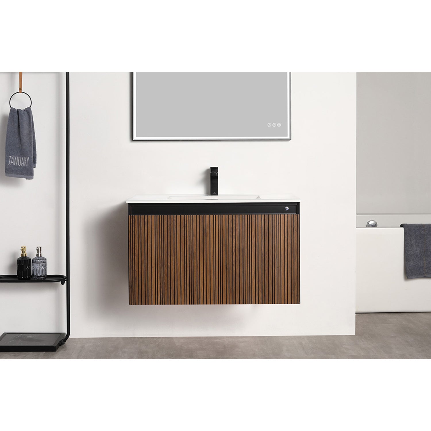 Harlow LED Floating Vanity (24"-72") – O&N Floating Vanity