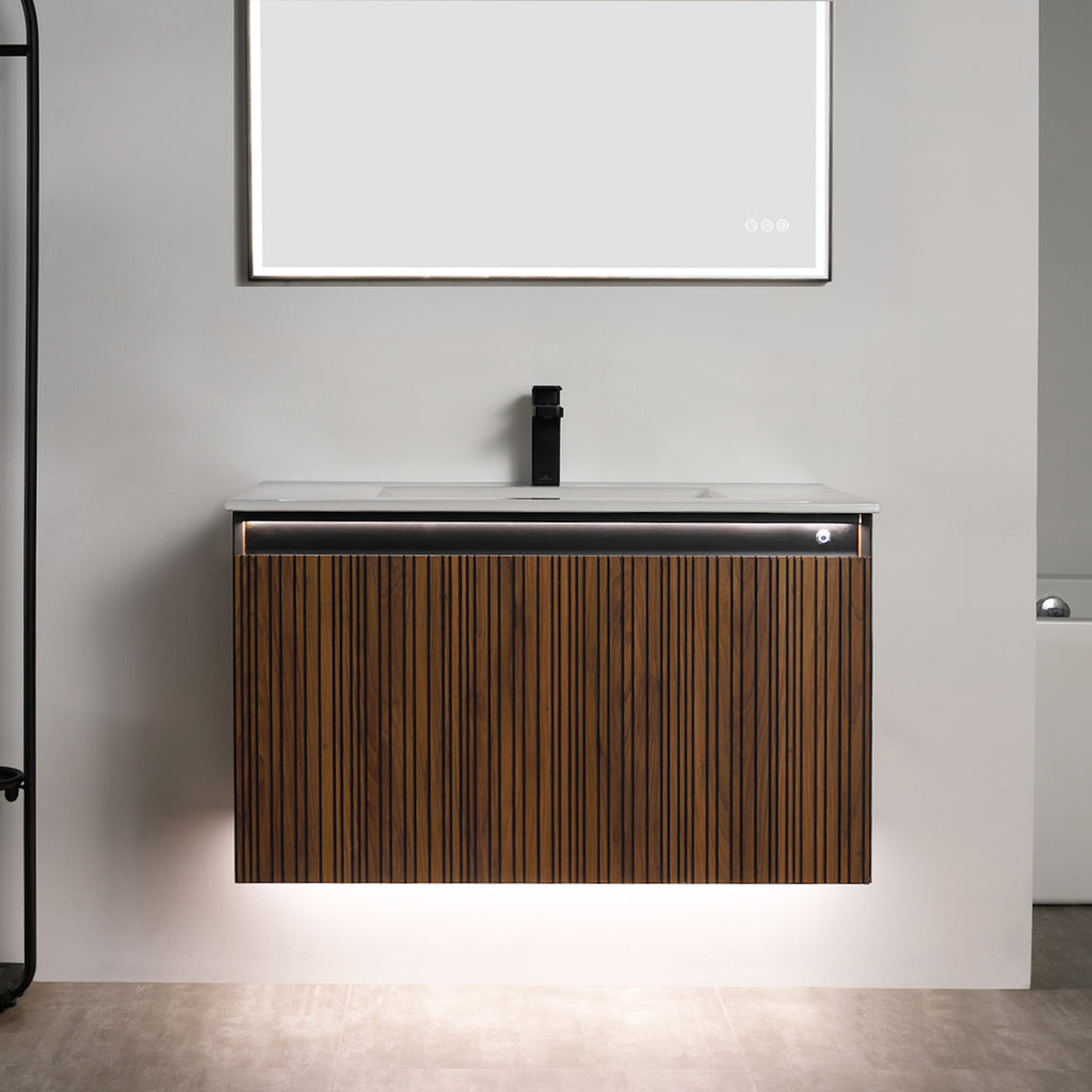Harlow LED Floating Vanity (24"-72") – O&N Floating Vanity