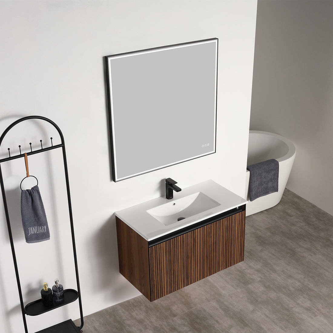 Harlow LED Floating Vanity (24"-72") – O&N Floating Vanity