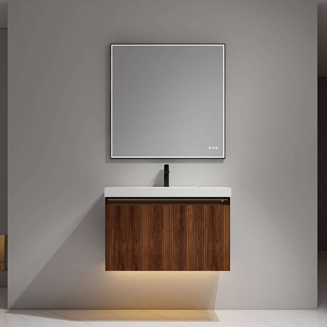 Harlow LED Floating Vanity (24"-72") – O&N Floating Vanity