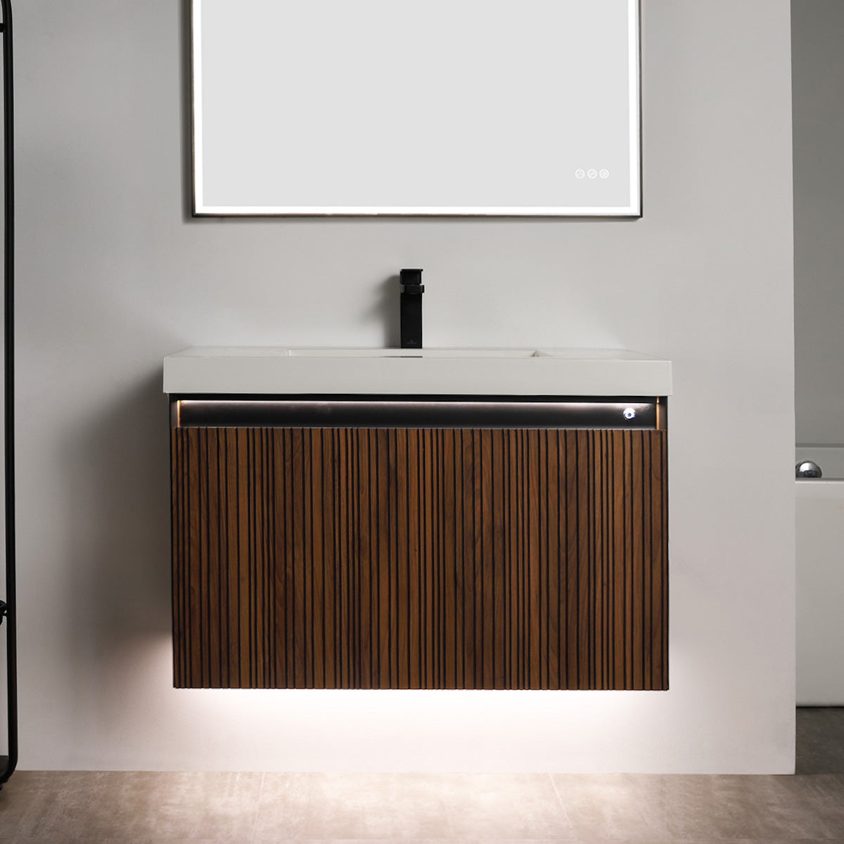 Harlow LED Floating Vanity (24"-72") – O&N Floating Vanity