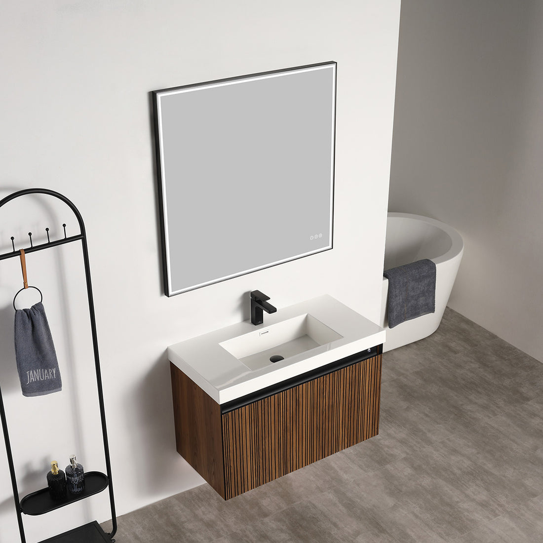 Harlow LED Floating Vanity (24"-72") – O&N Floating Vanity