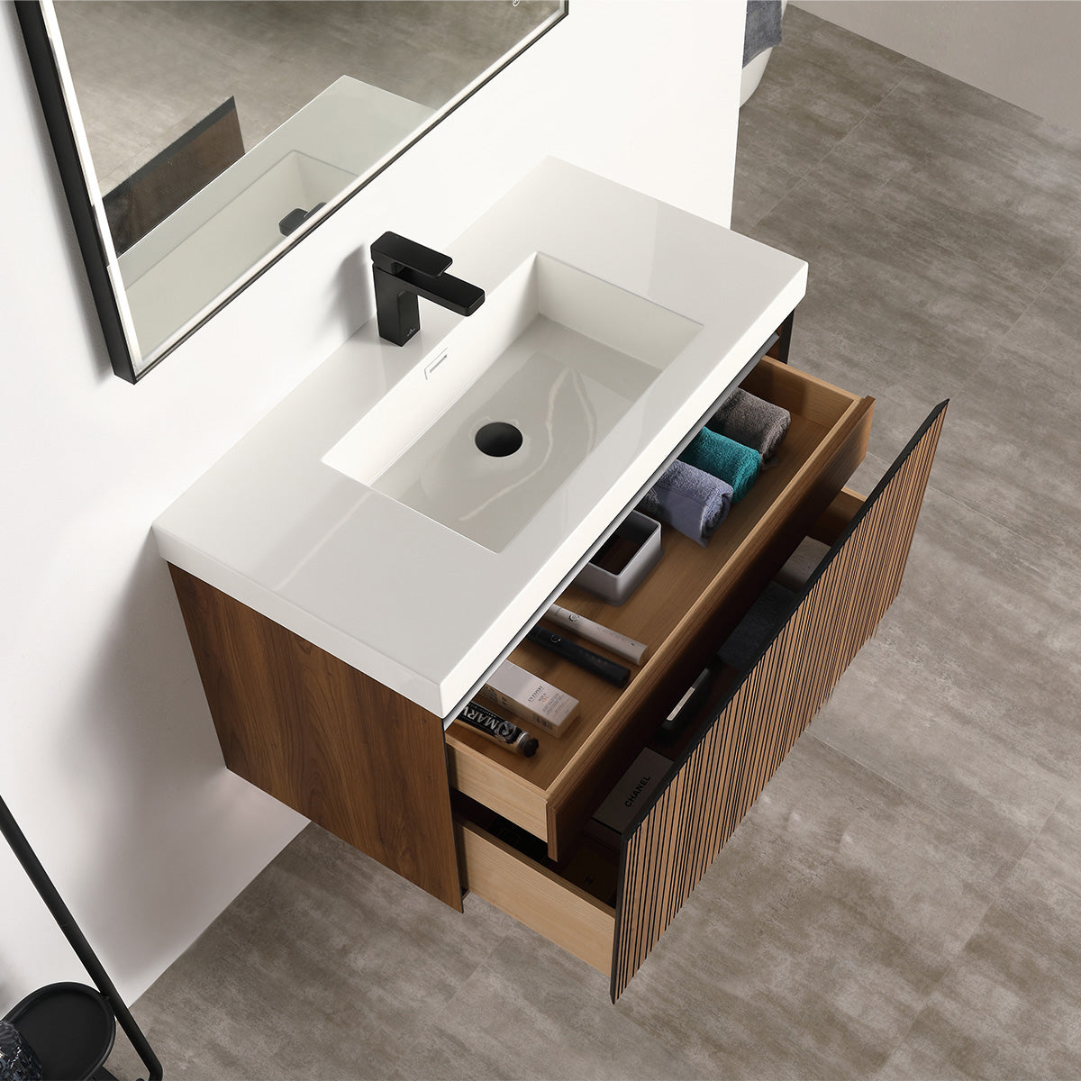 Harlow LED Floating Vanity (24"-72") – O&N Floating Vanity