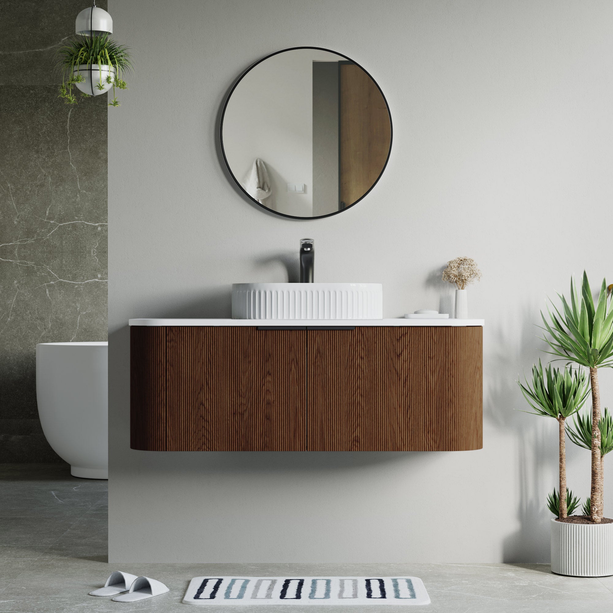 Bellezza Floating Vanity (24"-60") – O&N Floating Vanity