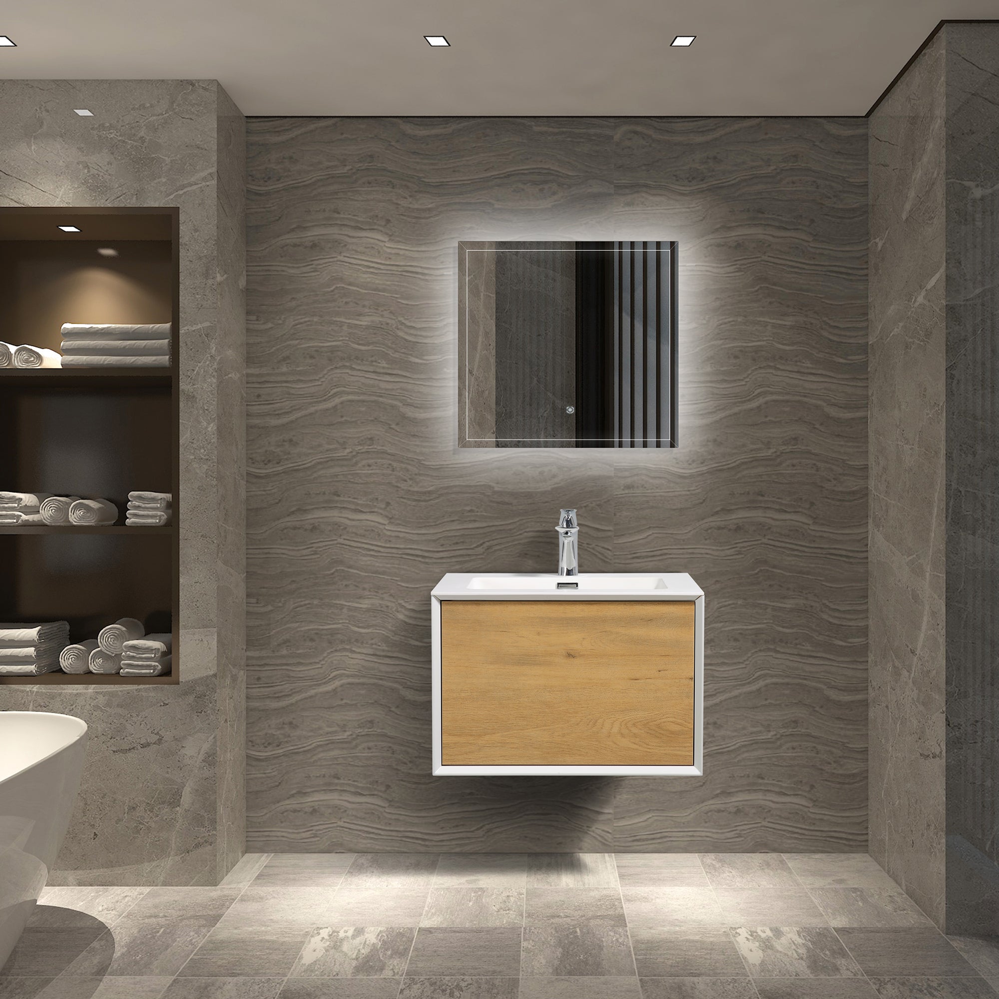 Flor Floating Vanity (24"-72") – O&N Floating Vanity