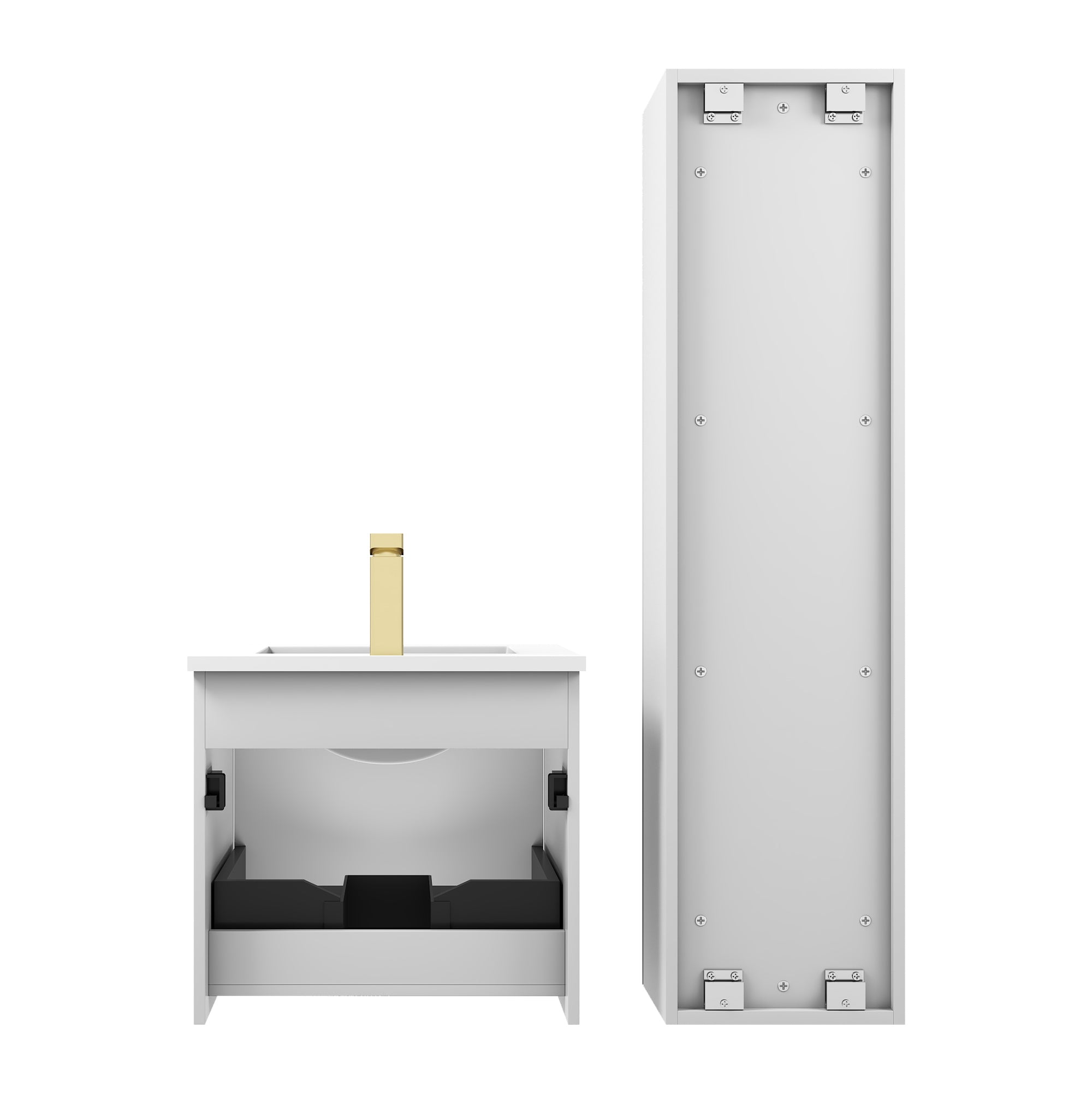 Chiara Floating Vanity - Fluted (20"-72") – O&N Floating Vanity