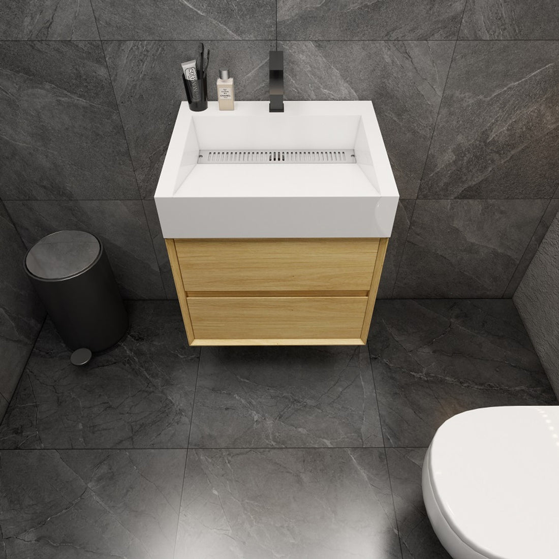 Maslow Floating Vanity (24"-104") – O&N Floating Vanity