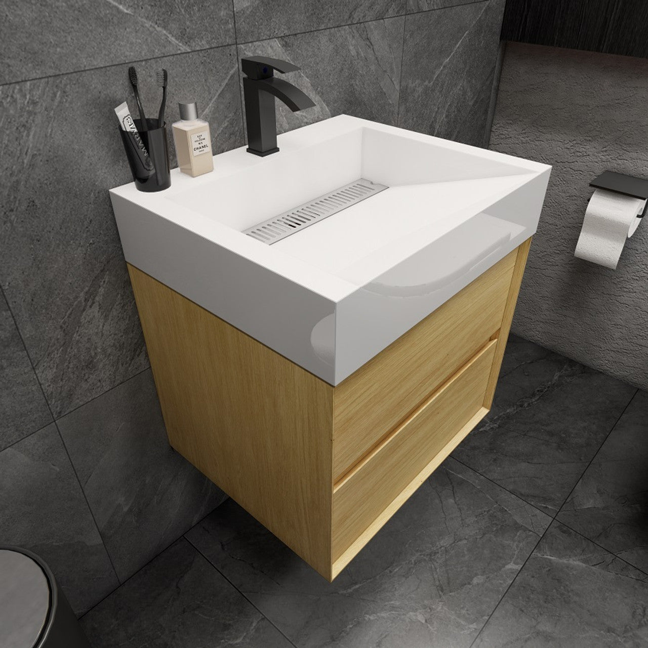 Maslow Floating Vanity (24"-104") – O&N Floating Vanity