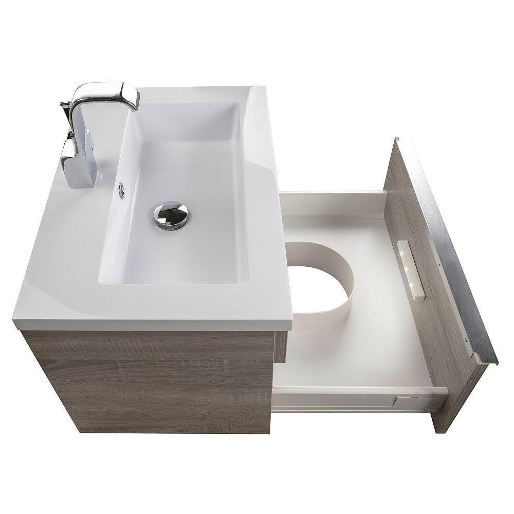 Trough Floating Vanity (18" Depth) – O&N Floating Vanity