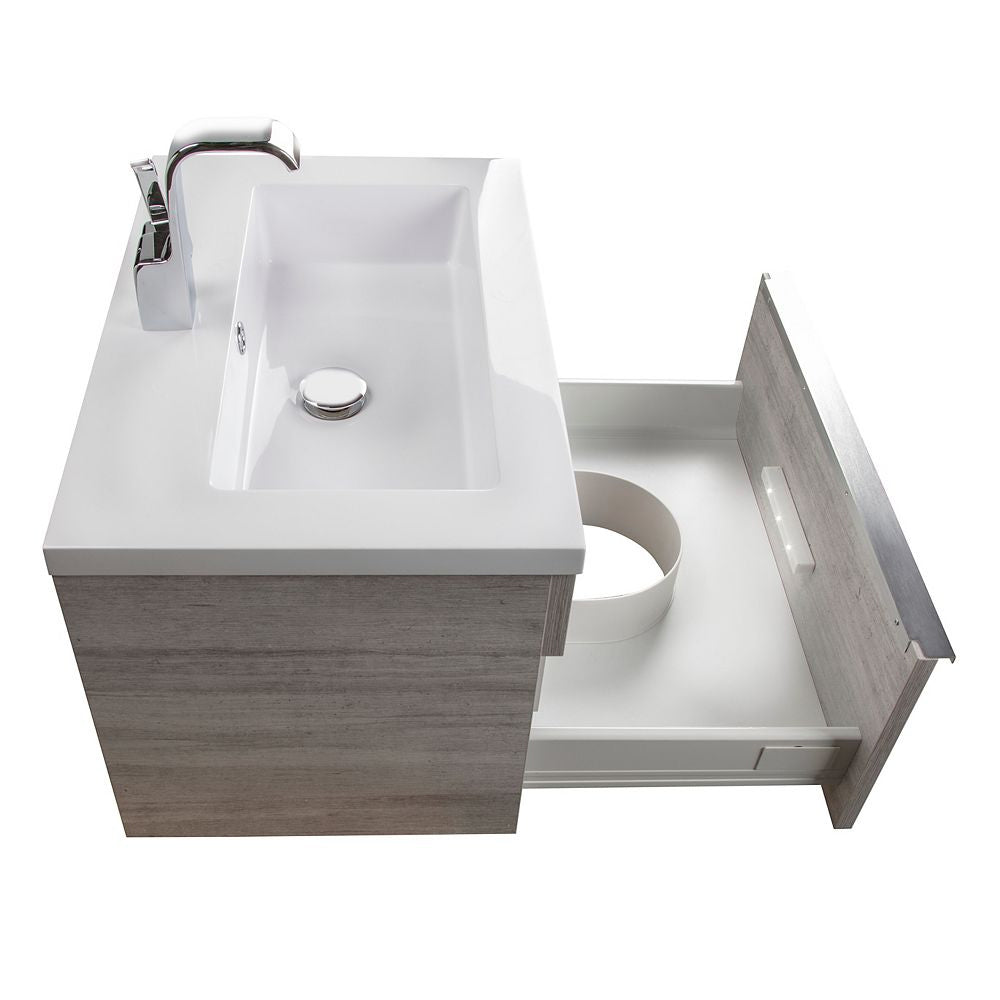 Trough Floating Vanity (18" Depth) – O&N Floating Vanity