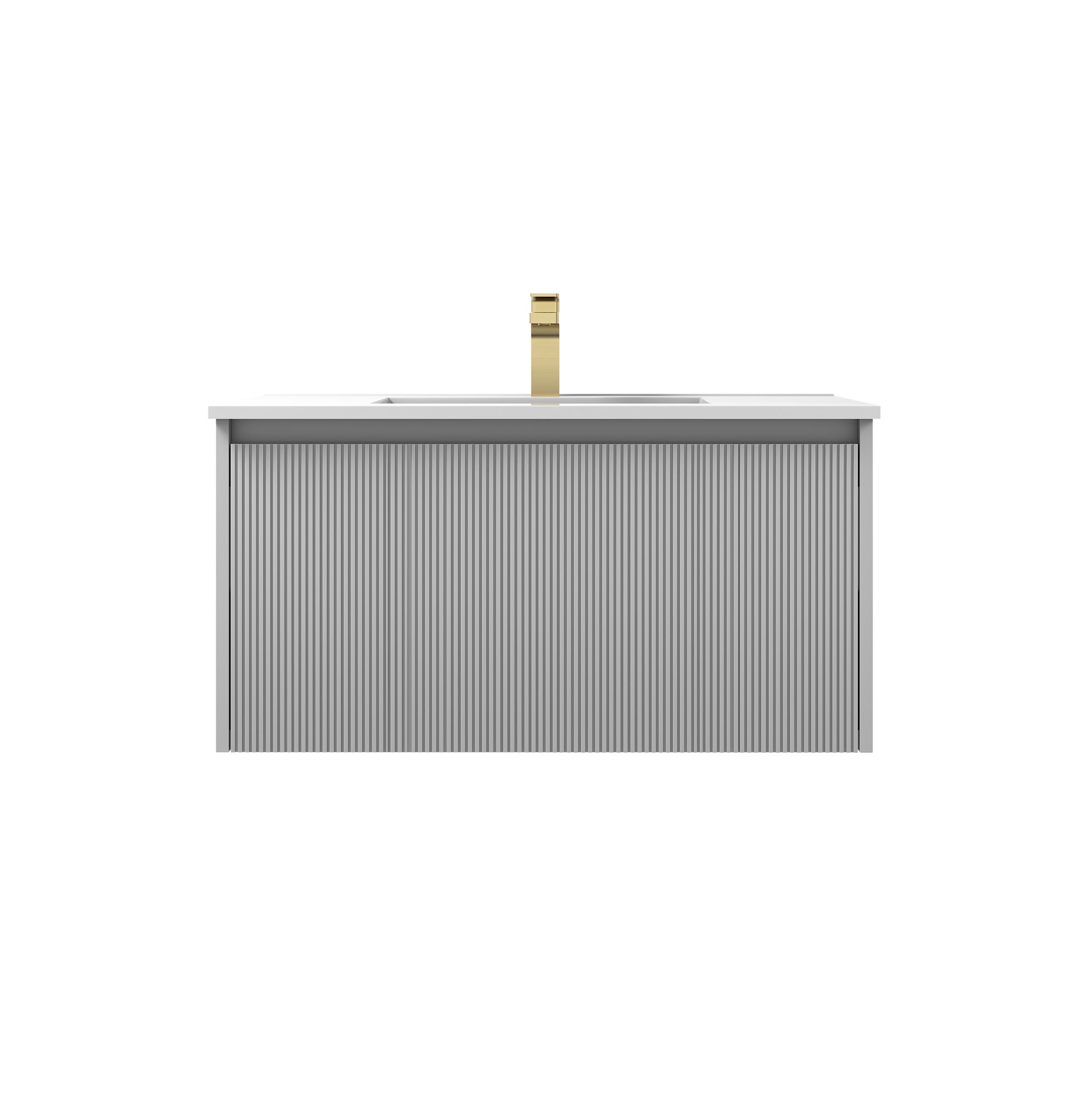 Chiara Floating Vanity - Fluted (20"-72") – O&N Floating Vanity