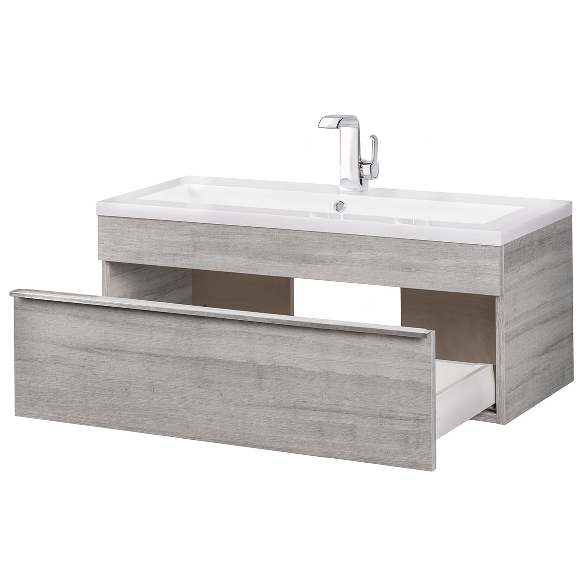 Trough Floating Vanity (18" Depth) – O&N Floating Vanity