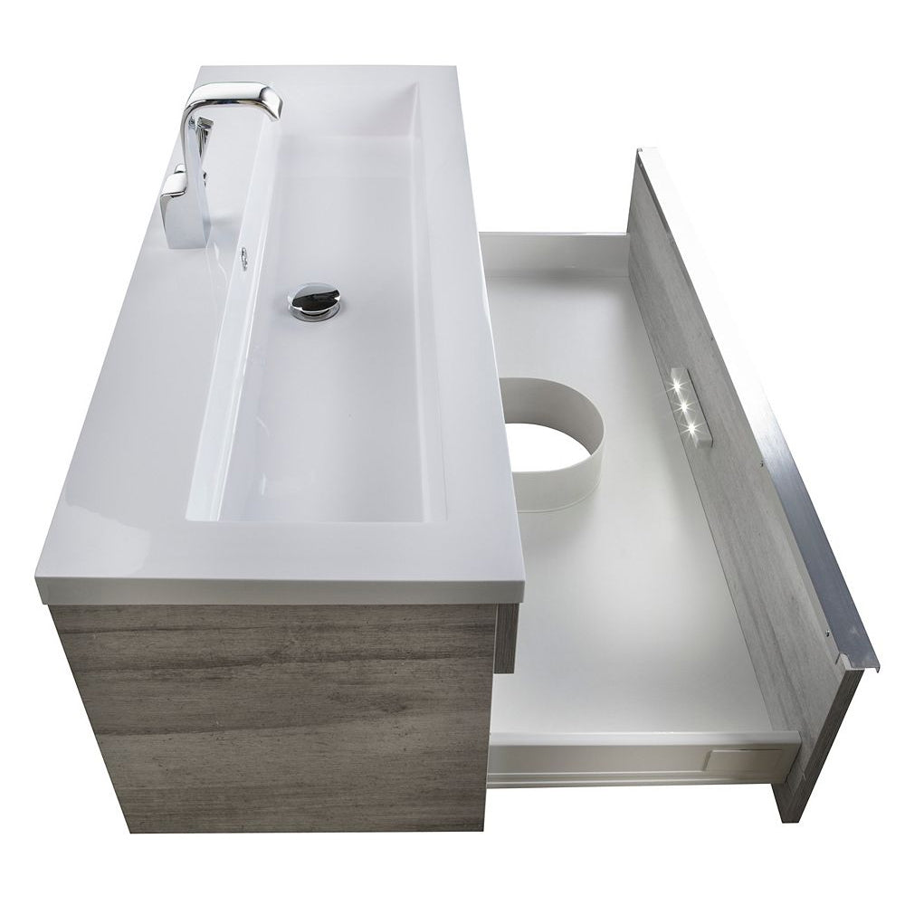 Trough Floating Vanity (18" Depth) – O&N Floating Vanity