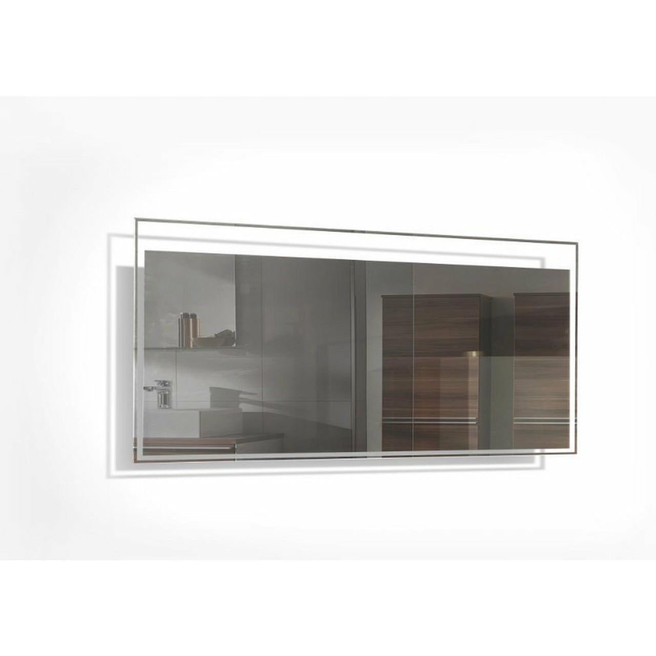 O&N LED Floating Mirror – O&N Floating Vanity