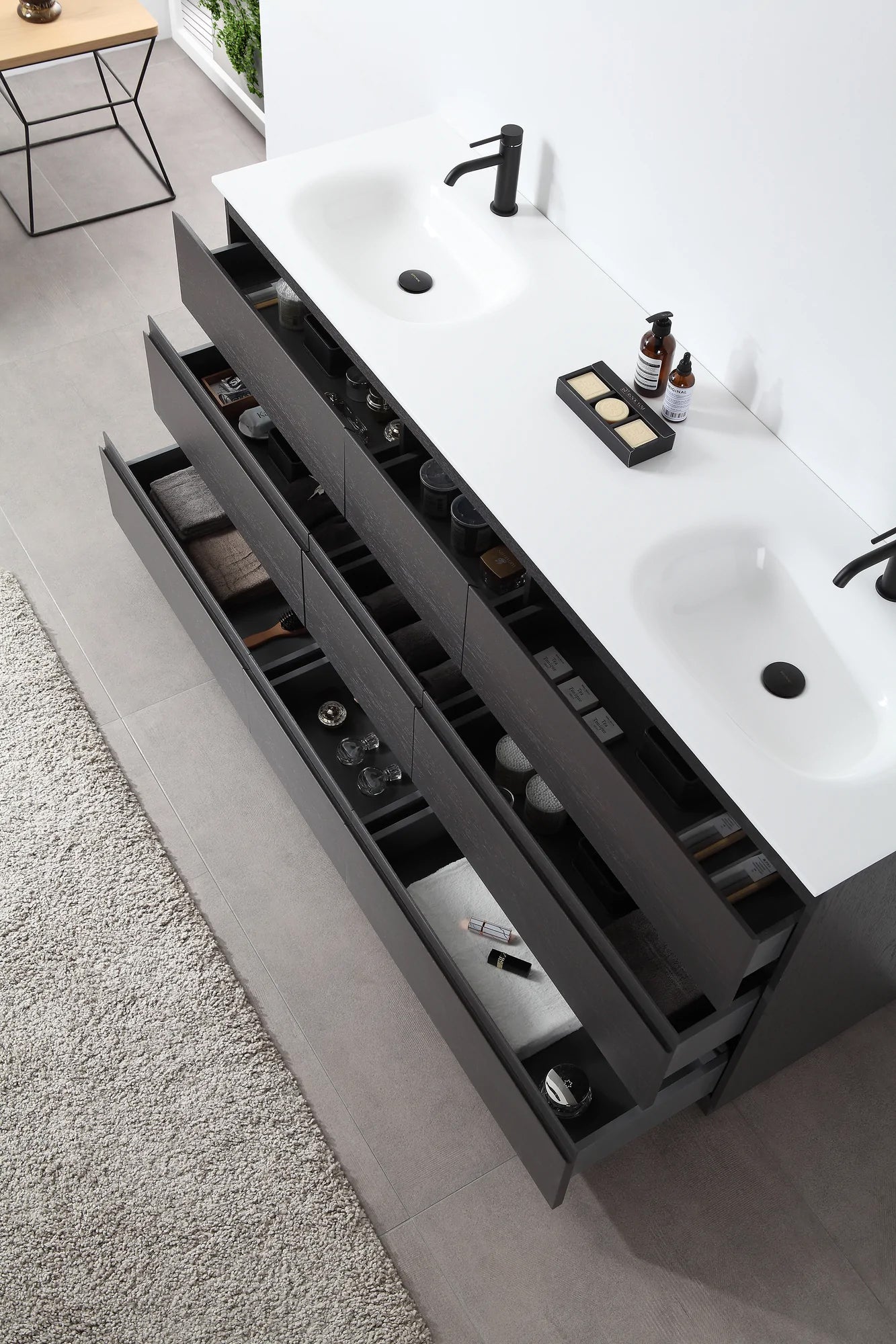 Modena Luxury Vanity (Solid Wood) – O&N Floating Vanity