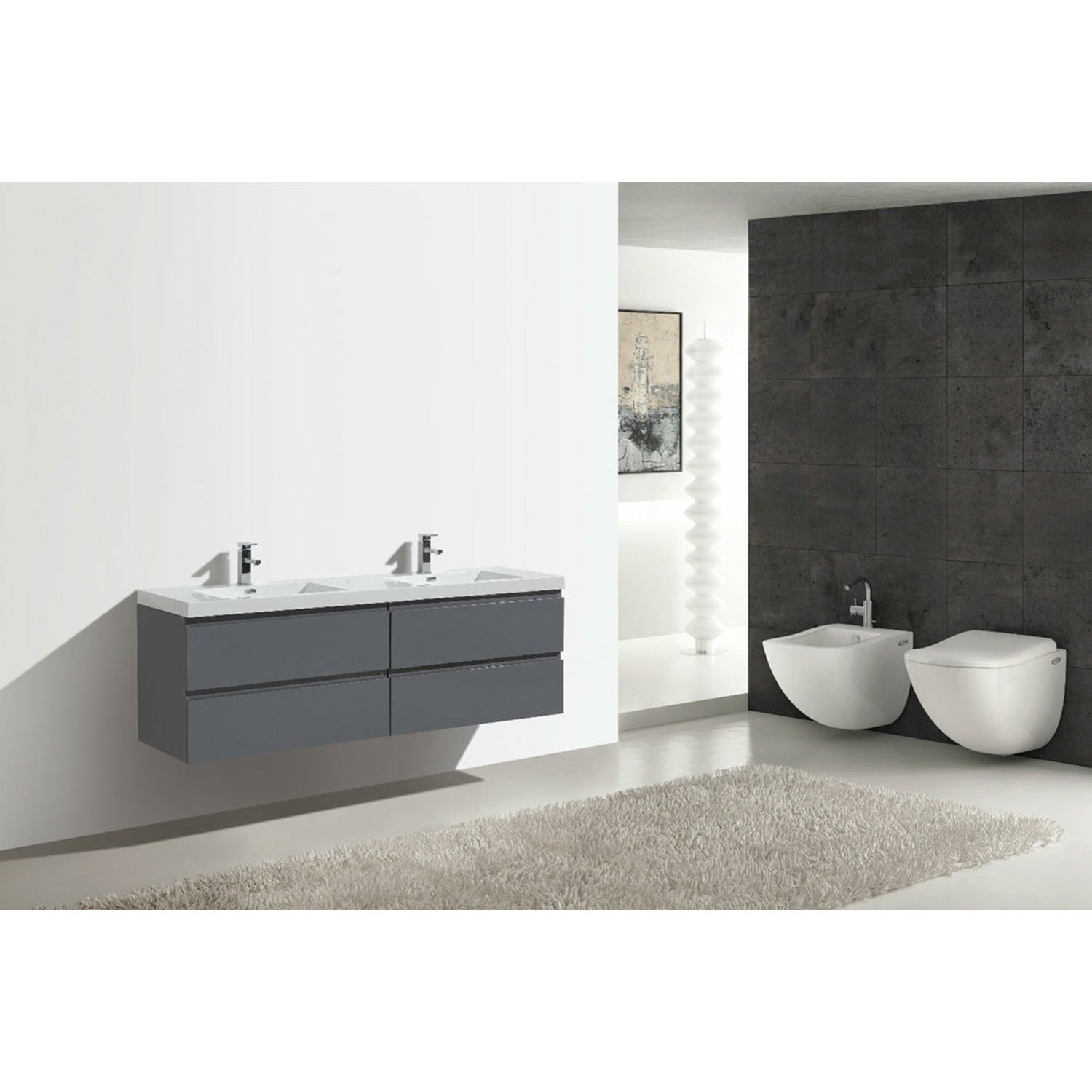 Monterey Floating Bathroom Vanity – O&N Floating Vanity