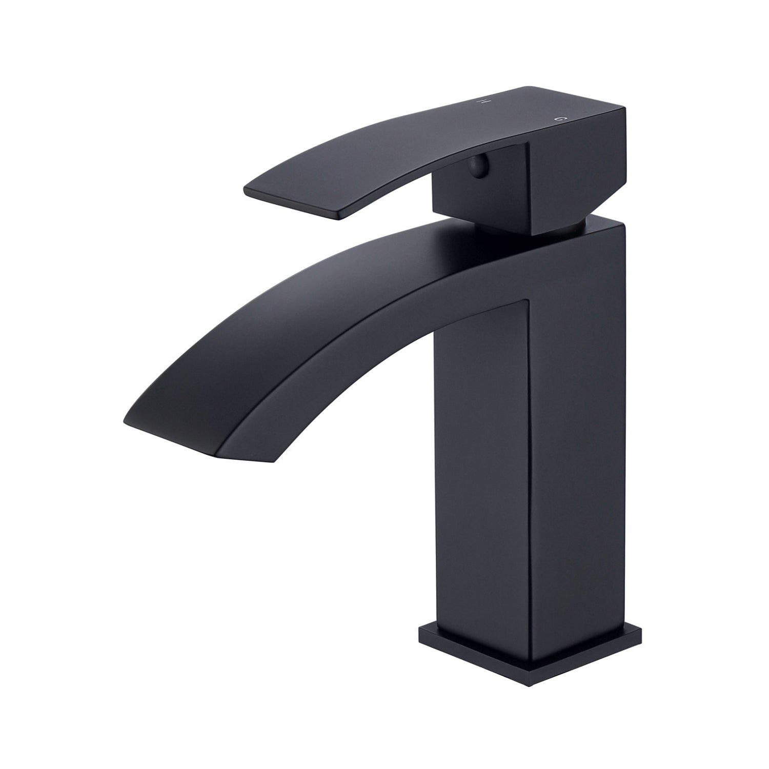 O&N Angular Rounded Single Lever Faucet (Black/Chrome/Brushed Nickel ...