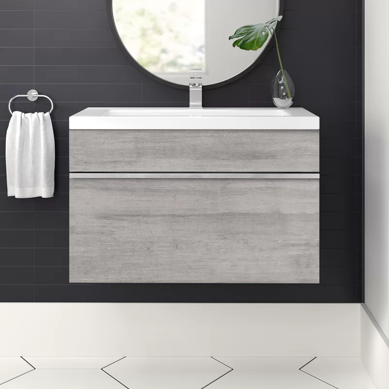 Trough Floating Vanity (18" Depth) – O&N Floating Vanity