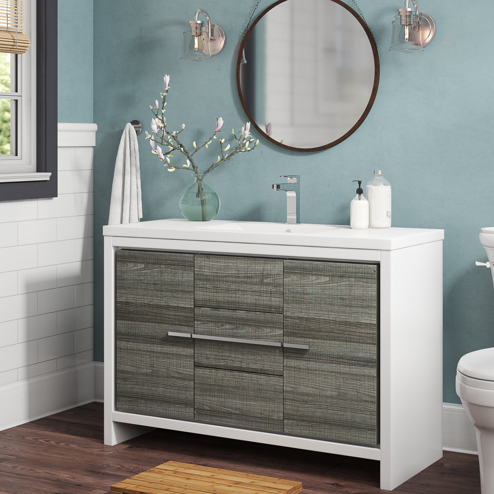 Machinto Luxury Vanity (24"-84") – O&N Floating Vanity